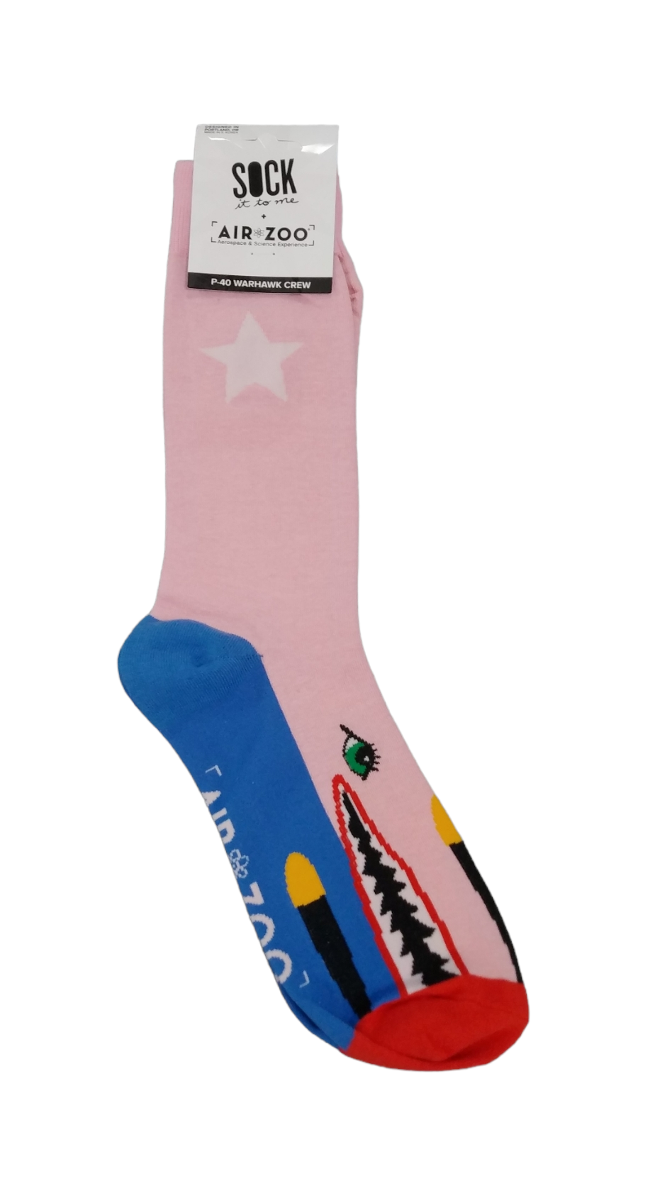 Air Zoo P-40 Warhawk Crew Socks